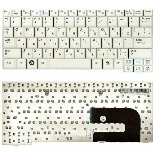 Клавиатура для ноутбука Samsumg CNBA5902419GBIL белая