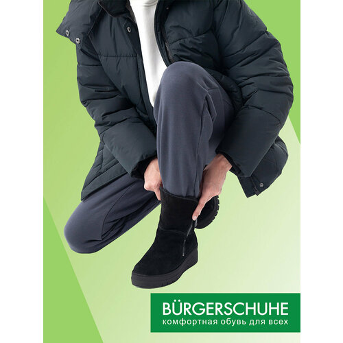 Полусапоги Burgerschuhe, полнота F, размер 41, черный