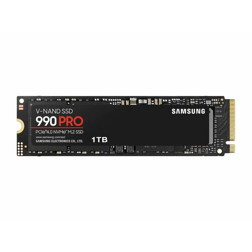 Твердотельный накопитель SSD Samsung 1TB M.2 2280 990 PRO MZ-V9P1T0B/AM PCI-E 4.0 x4, TLC 3D NAND