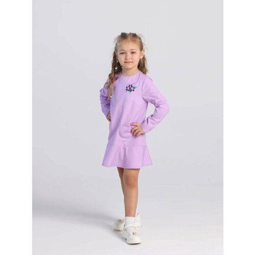 Платье Оригинальные платья для девочек, размер 30(116), фиолетовый