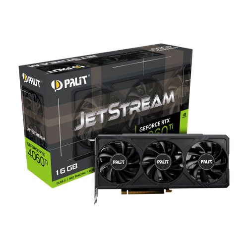 Видеокарта PALIT RTX4060TI JETSTREAM 16GB (NE6406T019T1-1061J)