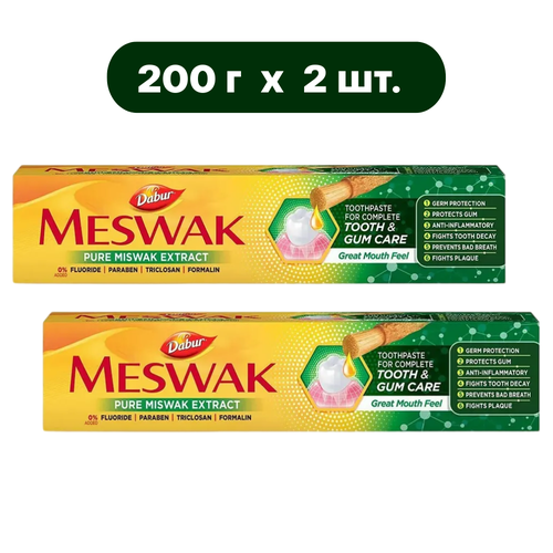 Dabur Meswak Зубная паста Мишвак / Мешвак 200 г (2 шт.)