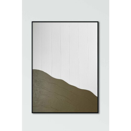 Картина для интерьера объемная DECORMARKT Коричневый склон #2, 50х70 см, текстурная картина ручной работы в скандинавском стиле