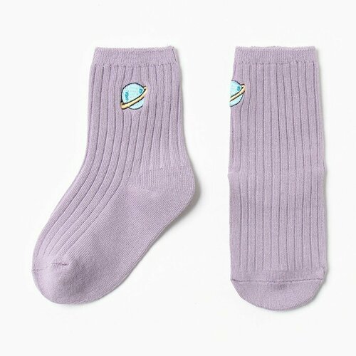 Носки Minaku размер 11/15, фиолетовый