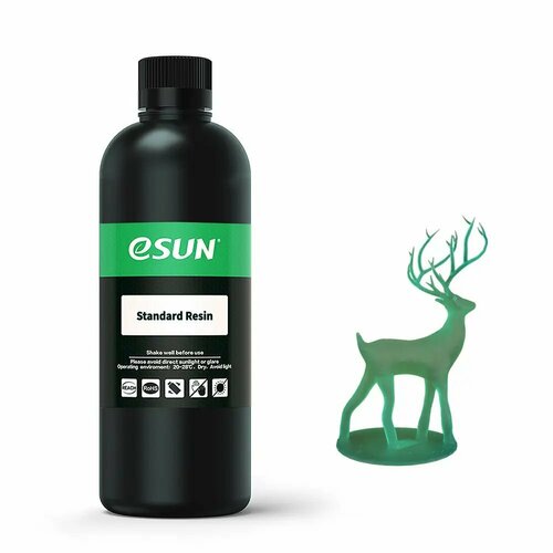 Фотополимерная смола eSUN Standard Resin зеленый (1 кг.)