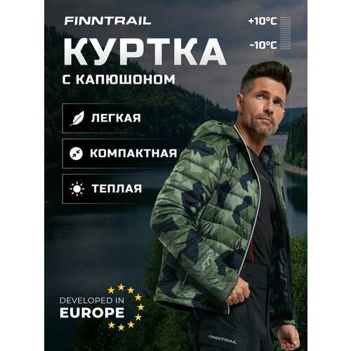 Куртка Finntrail Master Hood, размер XXXL, зеленый