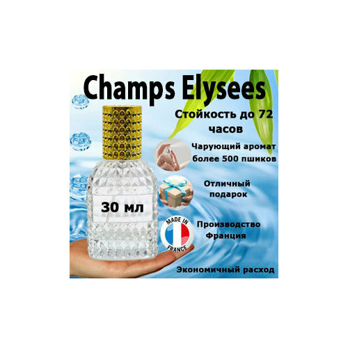 Масляные духи Champs Elysees, женский аромат, 30 мл.