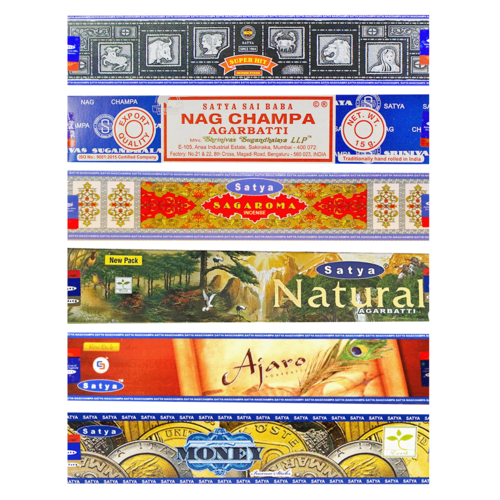 Набор благовония Satya "Masala", 6 упаковок - лучшие индийские благовония