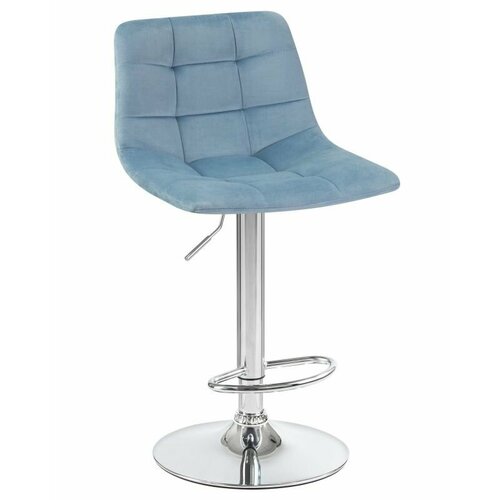 Барный стул TAILOR (пудрово-голубой велюр (MJ9-74)), 1 шт.