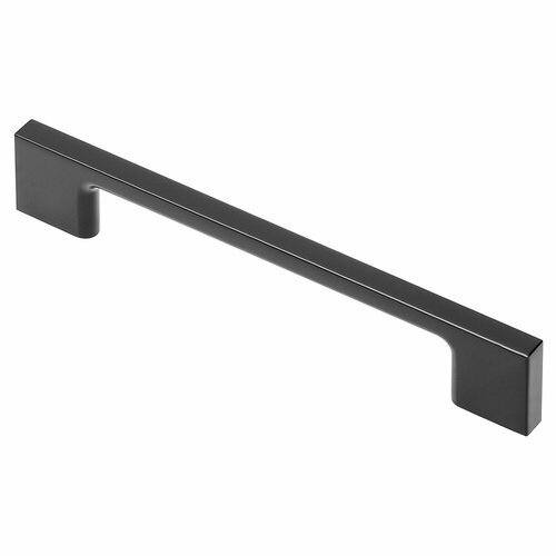 Ручка-скоба мебельная UZ-819 C=128 мм черная