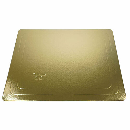 Подложка картонная 3,2мм квадратная золото/жемчуг 40х60см уп/5шт
