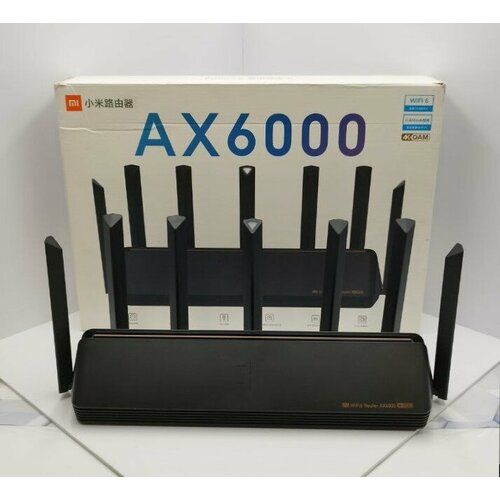 Wi Fi роутер Xiaomi Mi Router AX6000 Черный