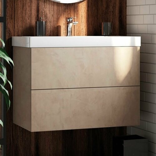 Мебель для ванной Art&Max AM_Verona_Push_900_2C_SO_St камень светлый