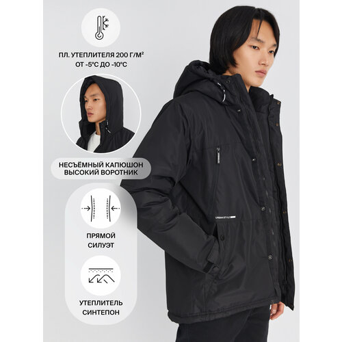 Куртка Zolla, размер M, черный