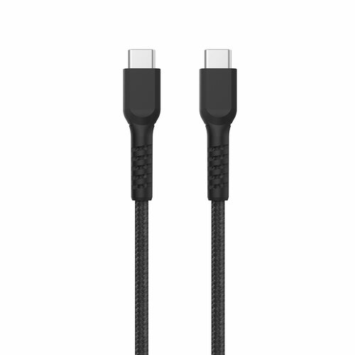 USB-кабель Lyambda, Type-C/Type-C, 3A, 2,5м, чёрный LCC25-BK