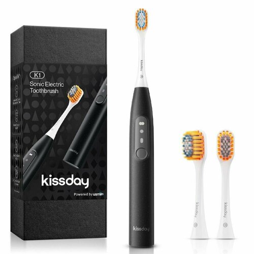 Электрическая зубная щетка Kissday K1, черная