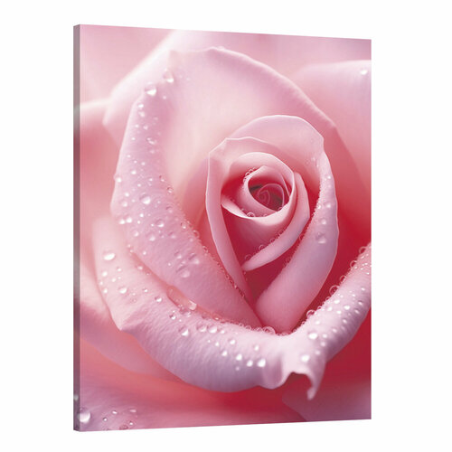 Интерьерная картина 50х70 "Розы в таинстве"