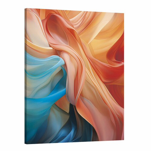 Интерьерная картина 50х70 "Танцующие краски"