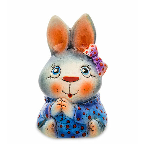 Фигурка керамическая Кролик в рубахе АБ-168/3 113-7011007