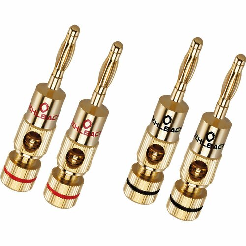 Разъемы и переходники Oehlbach PERFORMANCE Banana B2 max. 10 mm2, gold 4 pc, D1C3002