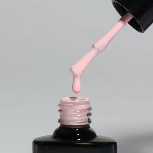 Гель лак для ногтей «DELICATE NUDE», 3-х фазный, 8 мл, LED/UV, цвет нежно - розовый (02)