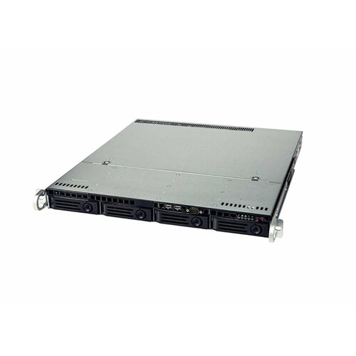 Корпус Ablecom Серверный 1U rackmount chassis with 400W PSU