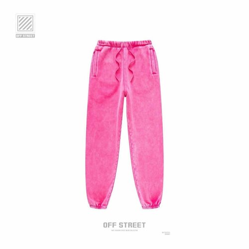 Брюки Off Street, размер M, розовый