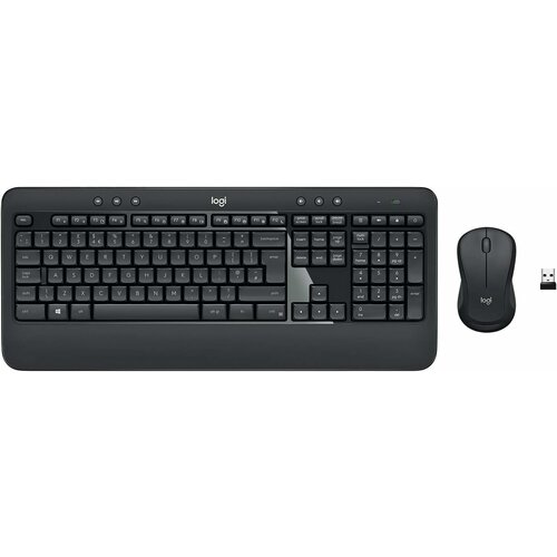 Комплект клавиатура + мышь Logitech MK540 Advanced, графитовый, только английская