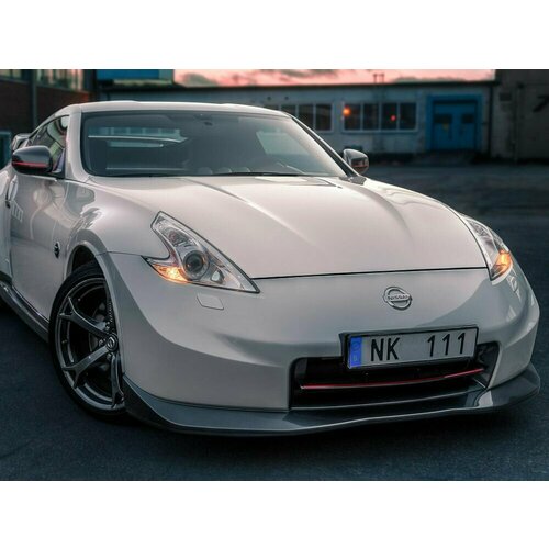 Плакат, постер на холсте Nissan 350Z, Ниссан. Размер 60 х 84 см