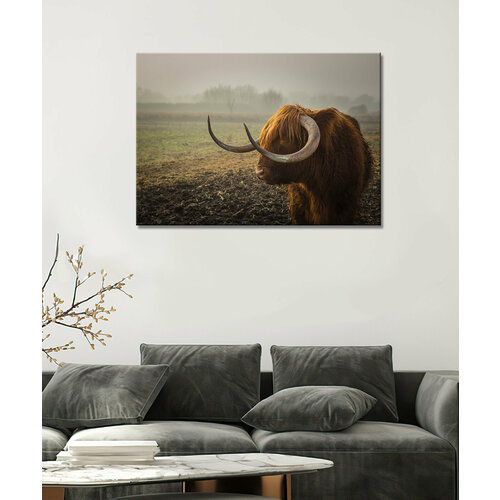 Картина -Як, бык, рогатый бык, волосатый бык (4) 60х80