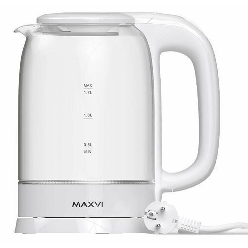 Электрический чайник Maxvi KE1741G Белый