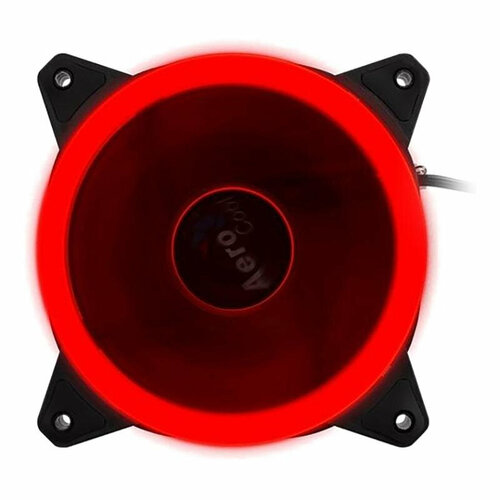 Вентилятор Aerocool REV RED 120 120x120 3-pin 15dB 153gr LED Ret