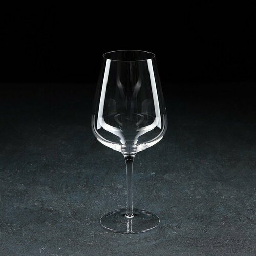 Бокал из стекла для вина Magistro «Анси», 620 мл, 22,6×6,7 см (комплект из 3 шт)