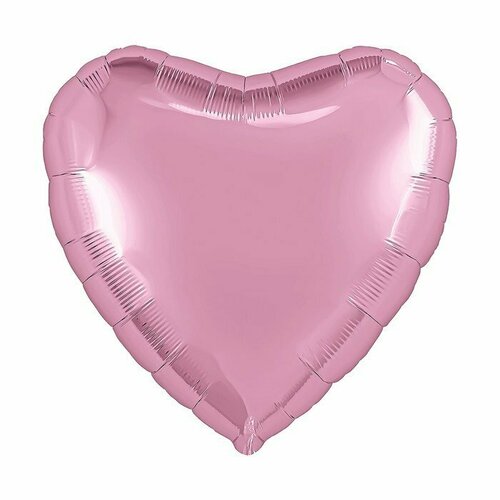 Набор фольгированных шаров 19" "Сердца", мистик фламинго, 25 шт. (комплект из 2 шт)