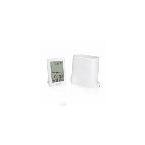 Термометр цифровой Baldr B0341WST2 белый, с датчиком осадков (осадкомер)