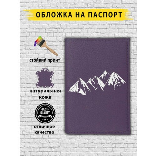 Обложка для паспорта  HILLS.FIOL, фиолетовый