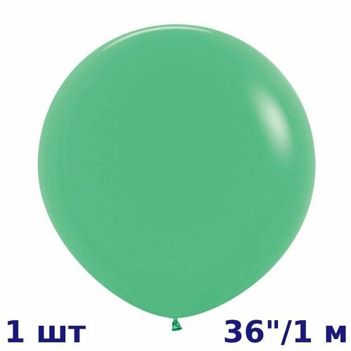 Воздушный шар (1шт, 1м) Зеленый, Пастель / Green, SEMPERTEX S.A, Колумбия