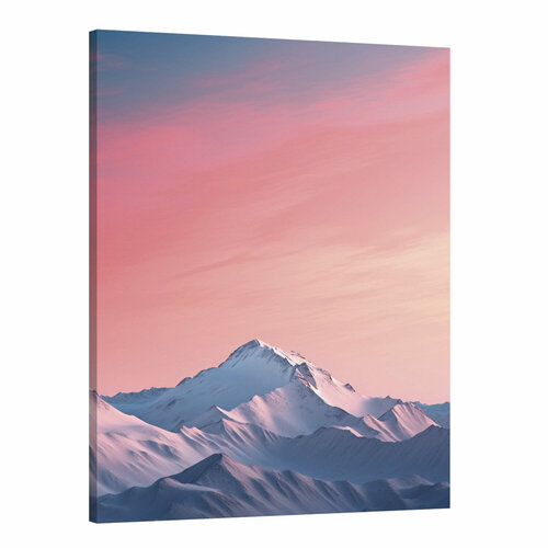 Интерьерная картина 50х70 "Розовый горизонт"