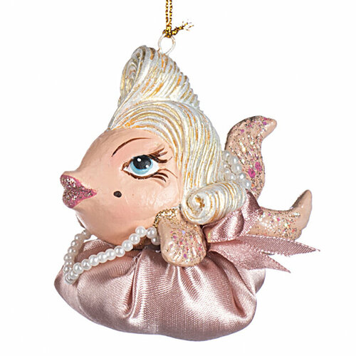Goodwill Елочная игрушка Рыбка Вероника - Glamorous Sea 9 см, подвеска B 90210