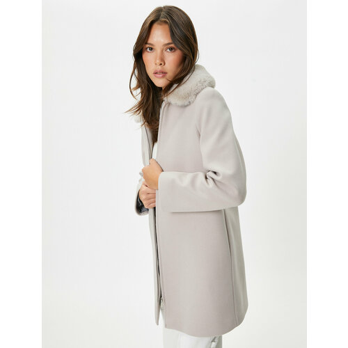 Пальто KOTON, размер 50, серый