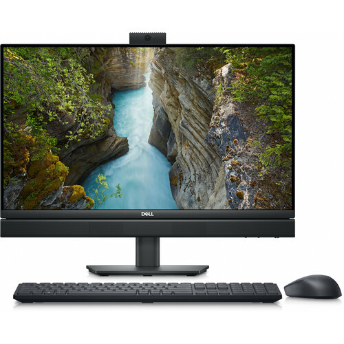 Dell Моноблок Dell Optiplex 7410 Plus 23.8" Full HD i5 13500 (1.8) 16Gb SSD256Gb UHDG 770 Linux Ubuntu GbitEth WiFi BT 240W клавиатура мышь Cam черный 1920x1080