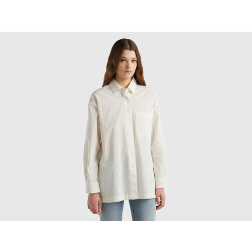 Рубашка UNITED COLORS OF BENETTON, размер XS, белый