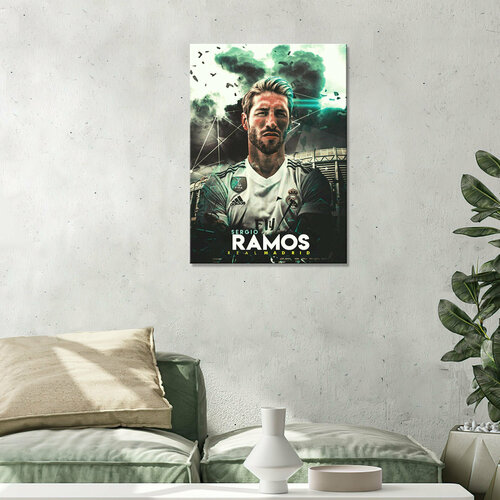 Интерьерная картина на холсте - Реал Мадрид Серхио Рамос 20х30