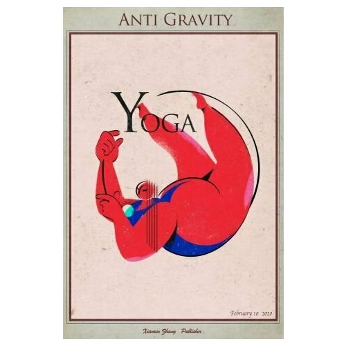 Плакат, постер на бумаге Yoga-Йога. Размер 21 х 30 см
