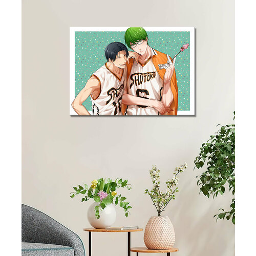 Интерьерная картина на холсте - Баскетбол Куроко Шутоку 60х80