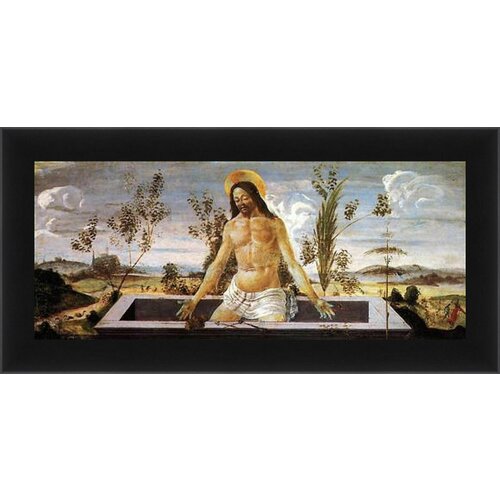 Плакат, постер на бумаге Predella table of the San Barnaba Altar (4) Сандро Боттичелли. Размер 60 на 84 см
