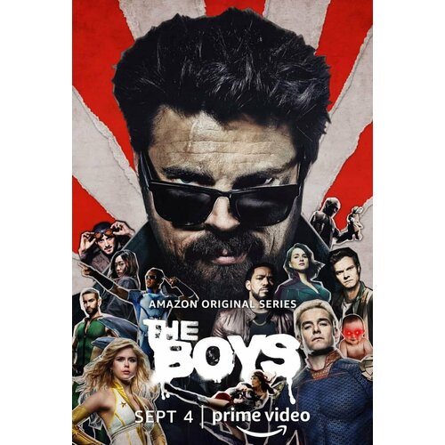 Плакат, постер на холсте Пацаны (The Boys, с 2019г ). Размер 42 х 60 см
