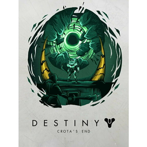 Плакат, постер на бумаге Destiny-Crotas End /игровые/игра/компьютерные герои персонажи. Размер 21 х 30 см
