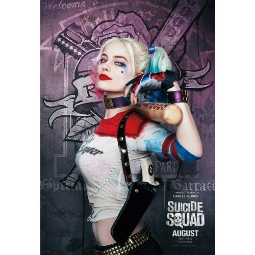 Плакат, постер на бумаге Отряд самоубийц (Suicide Squad), Дэвид Эйр. Размер 21 х 30 см