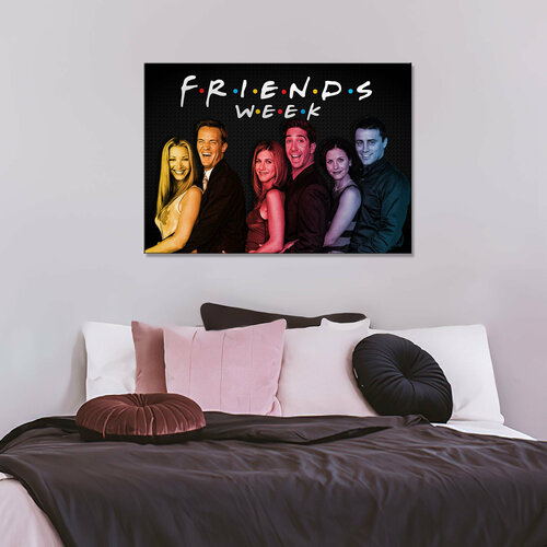 Интерьерная картина на холсте - Друзья Friends 40х60